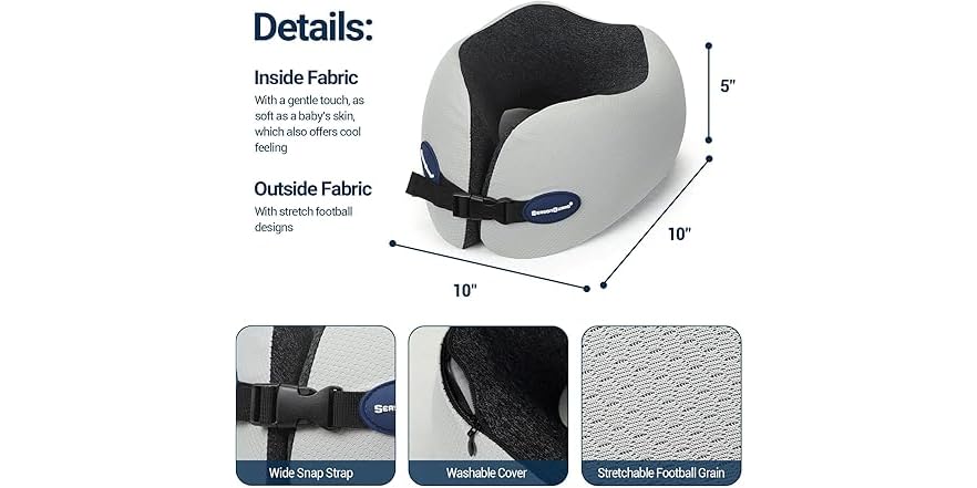 Season Guard Travel Head Support Neck Pillow