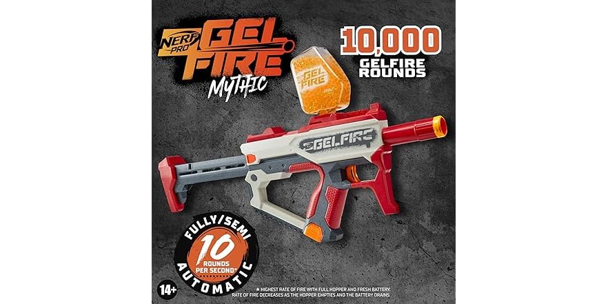 Nerf Pro Gelfire Mythic Full Auto Blaster
