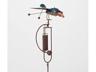 Marigold Whimsical Metal Bird Balancer