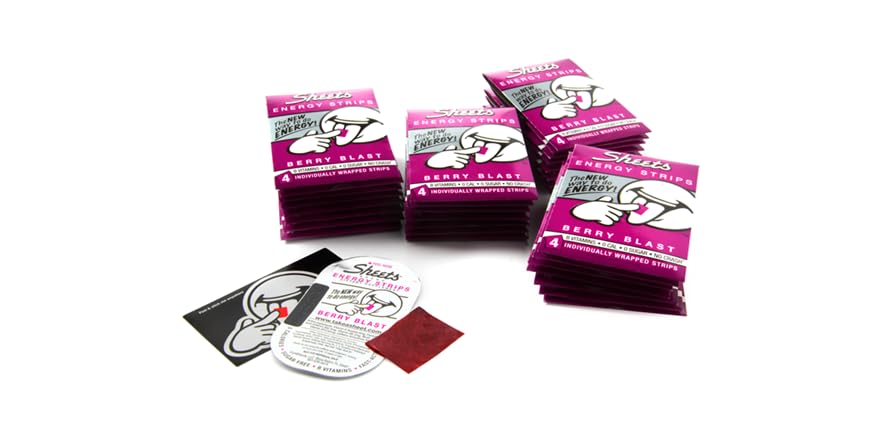 Sheets Energy Strips, 30 Pack
