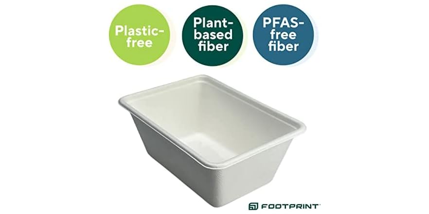 100% Compostable 1000 ML Tub, Biodegrada