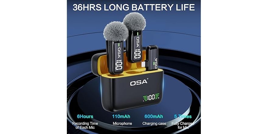 OSA Wireless Lavalier Mic for iPhone