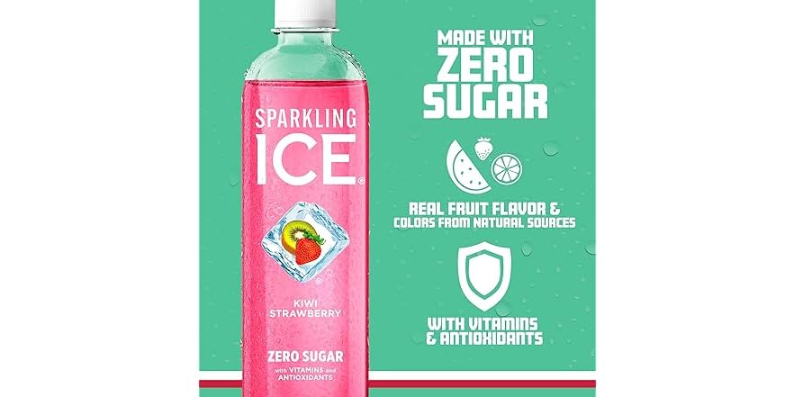 Sparkling Ice, Kiwi Strawberry Sparkling Water
