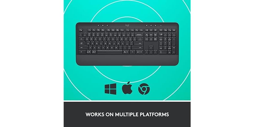 Logitech K650 Wireless Keyboard - Graphite