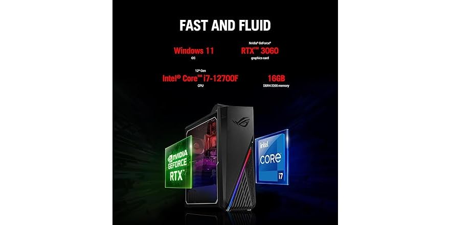 ASUS ROG Strix GT15 Gaming Desktop PC