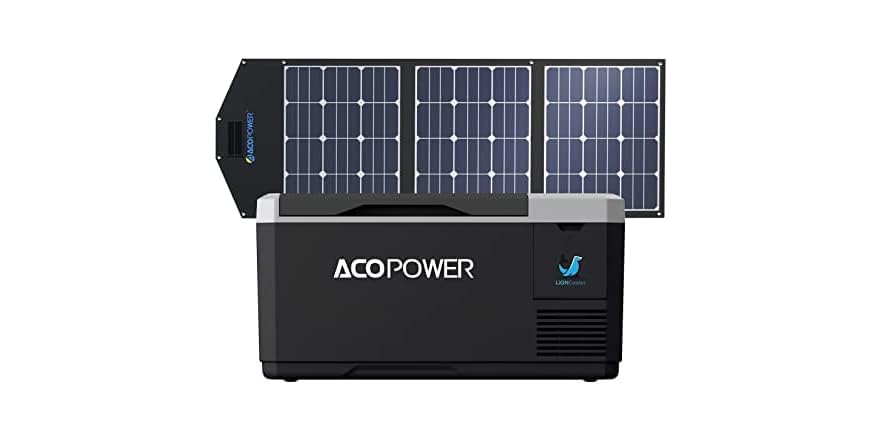 ACOPOWER VX18 19Qt LiON Car Fridge & 90W Solar Kit