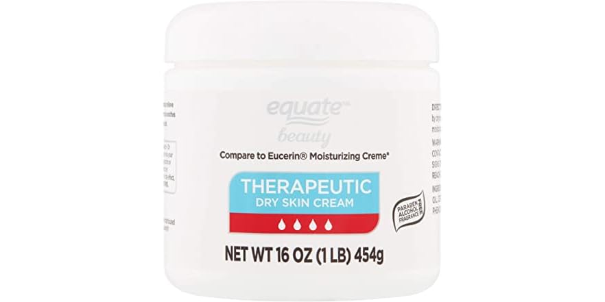 Equate Therapeutic Dry Skin Cream, 16 oz