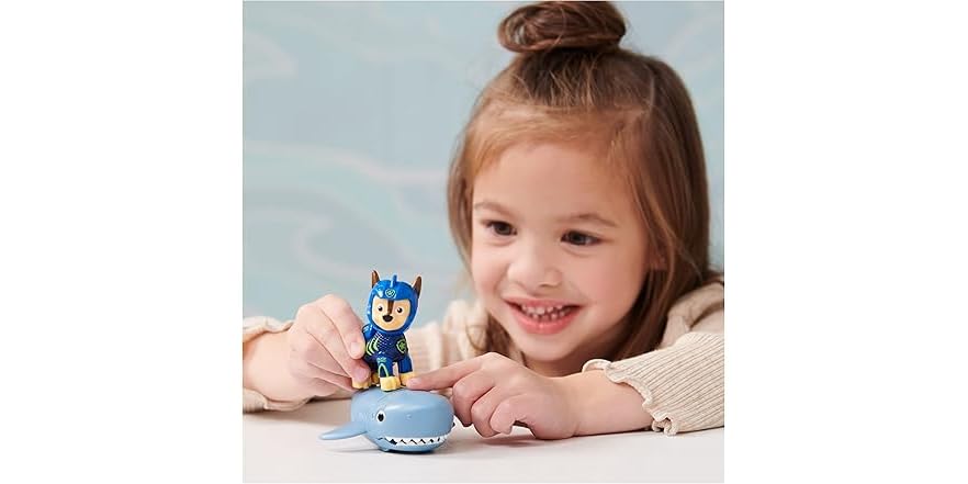 Paw Patrol, Aqua Pups Chase & Shark Figures Set
