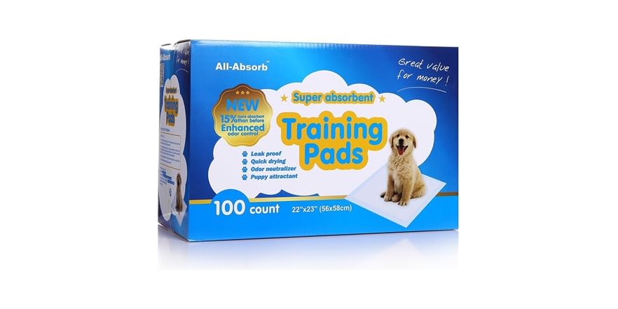 All-Absorb Training Pads 100-count