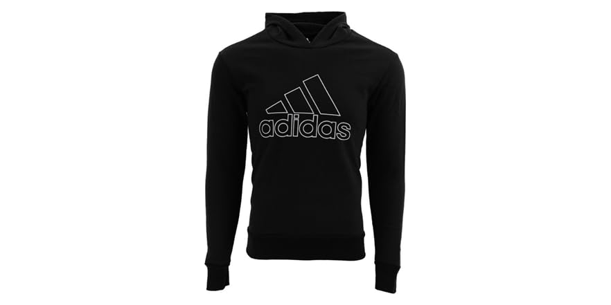 adidas Men's Essential Linear Performance Pullover Hoodie Two Tone