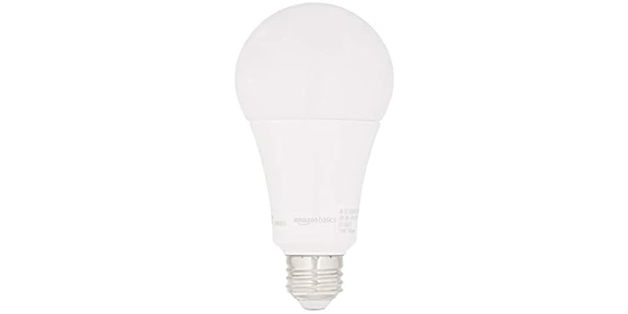 AmazonBasics Soft White Dimmable A21 LED Bulbs (6-Pk)