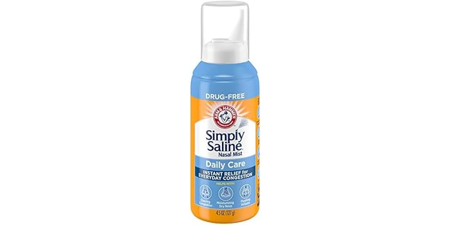 ARM & HAMMER Simply Saline Nasal Mist 4.5oz