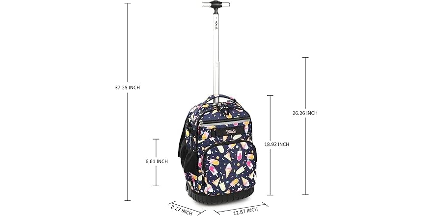 Tilami Kids 18" Rolling Backpack