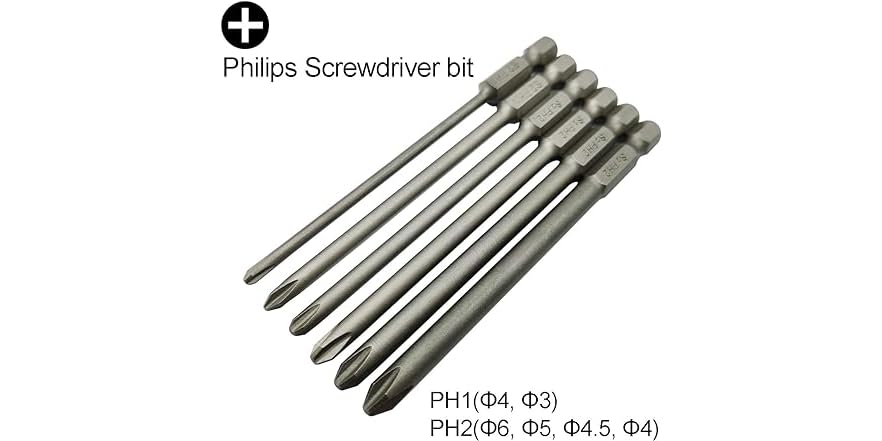 Long Slotted and Cross Driver Bit Sets