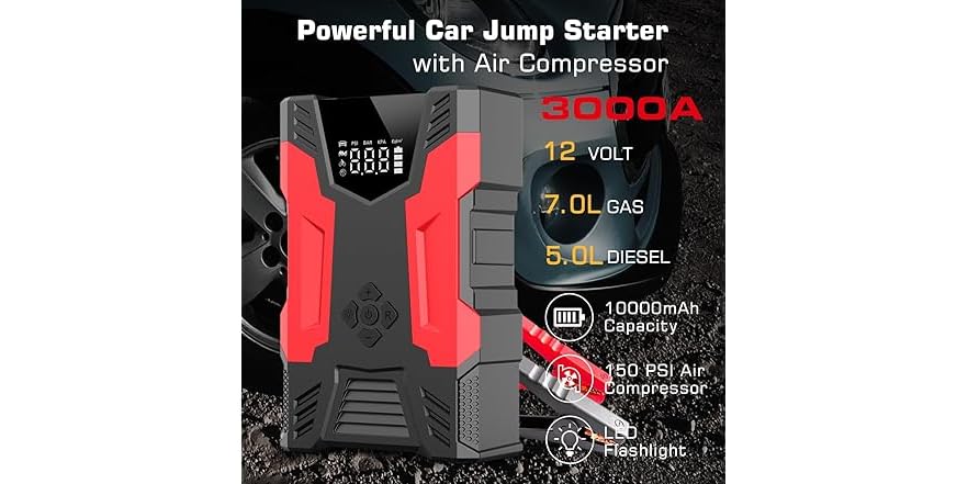 Alpha Digital A23 12V Starter w/Air Compressor