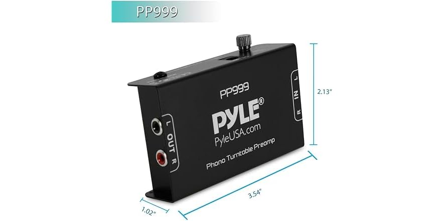 Pyle Phono Turntable Preamp