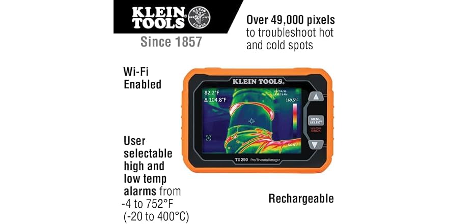 Klein Tools TI290 PRO Thermal Imaging Camera