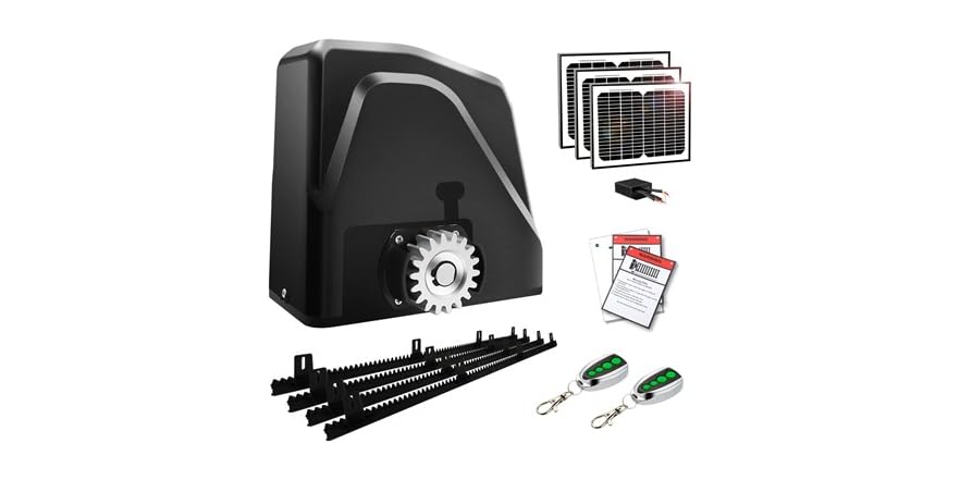 TOPENS Solar Sliding Gate Opener