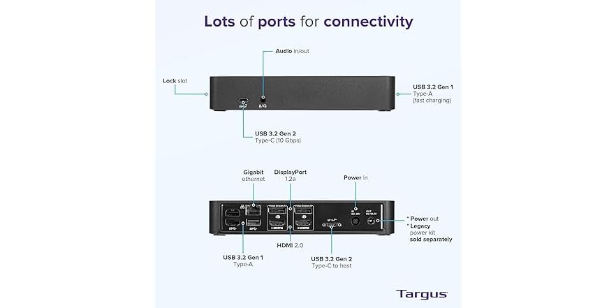 Targus USB-C Universal Docking Station Bundle