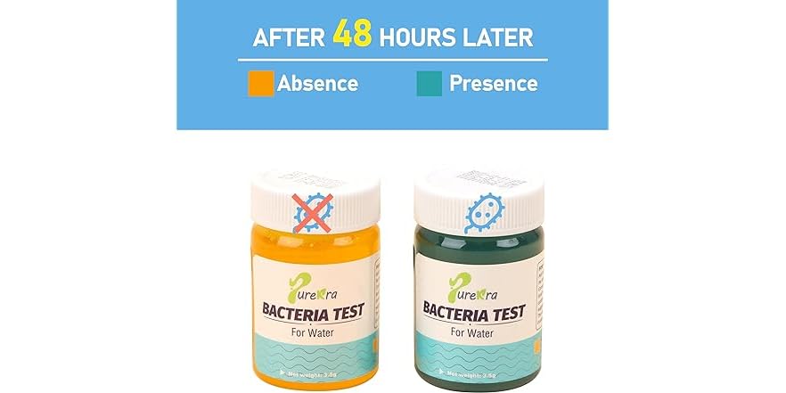 6 Pack Coliform Bacteria Water Test Kit