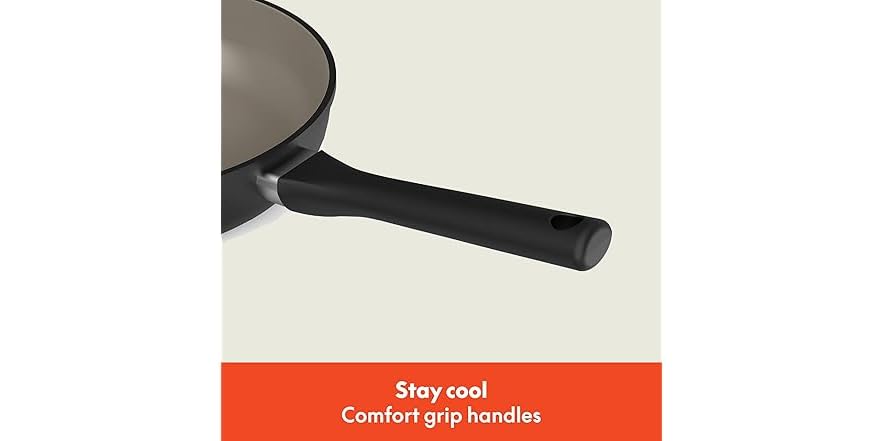 BELLA 7- Piece Cookware Set, Nonstick Coating