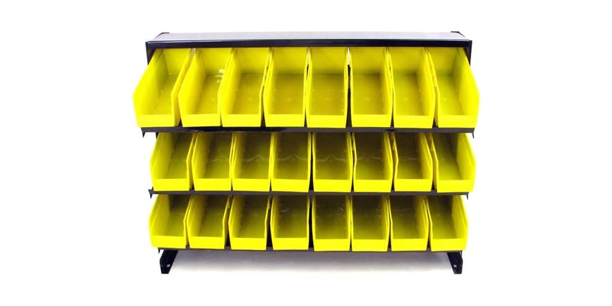 24 Bin Parts Storage Rack Trays