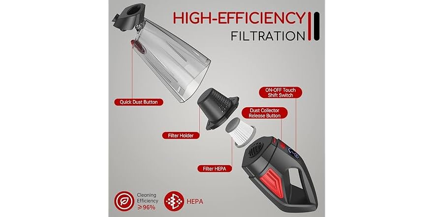 ATONEP W056 Handheld Vacuum Cordless (Open Box)