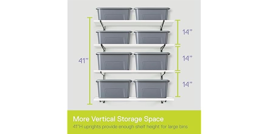 Delta Cycle Heavy Duty 4-Tier Storage Rack