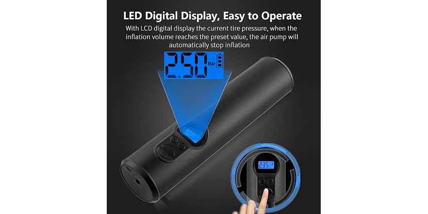 Portable Air Compressor Mini Tire Inflator