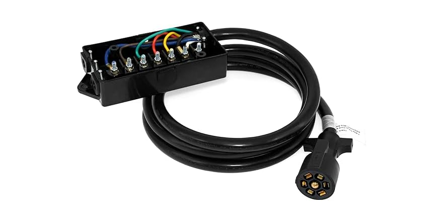 Miady 7 Way Plug Junction Box - 8 Feet