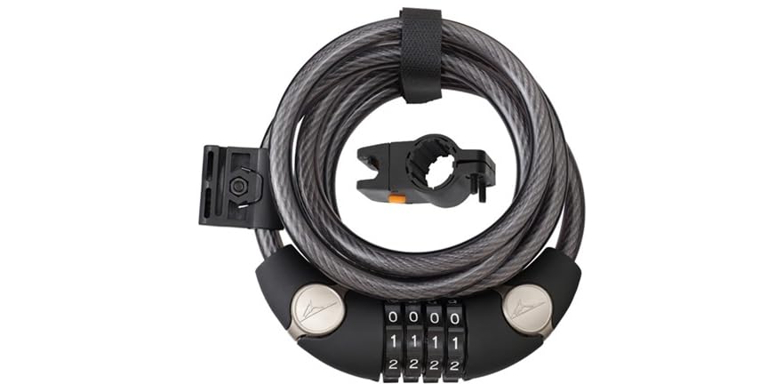 Combo Cable Lock, 10mm x 6ft