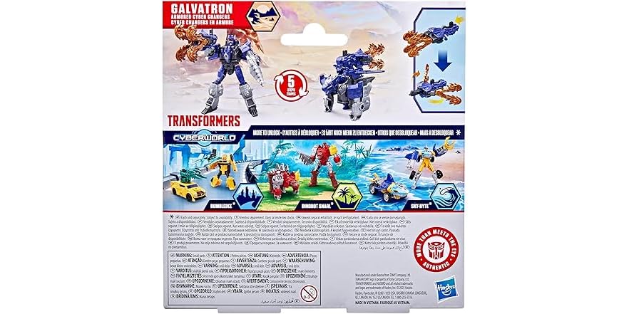 Transformers CYBERWORLD Galvatron Armored Figure