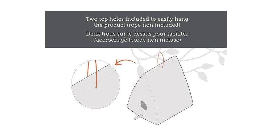 Southshore Dalya Triangle Birdhouse- Choose Color