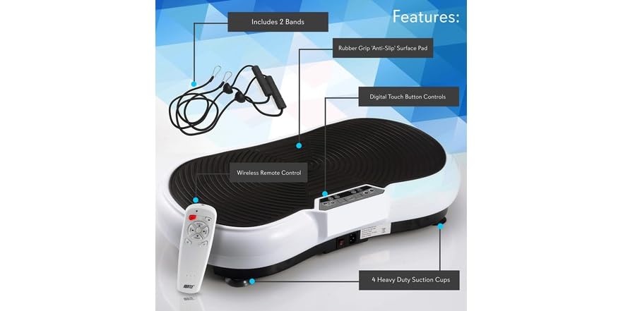 Hurtle Fitness Vibration Platform Workout Machine