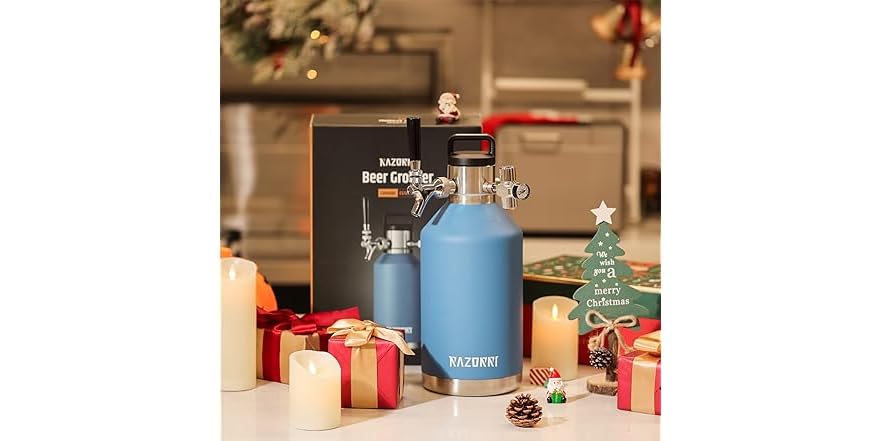 Razorri Comodo Beer Growler Blue 128oz