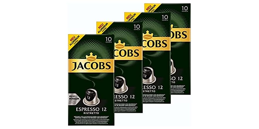 Jacobs Espresso 12 Ristretto Coffee Capsules