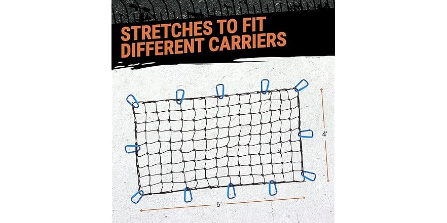 Heavy Duty Truck Cargo Net 4x6