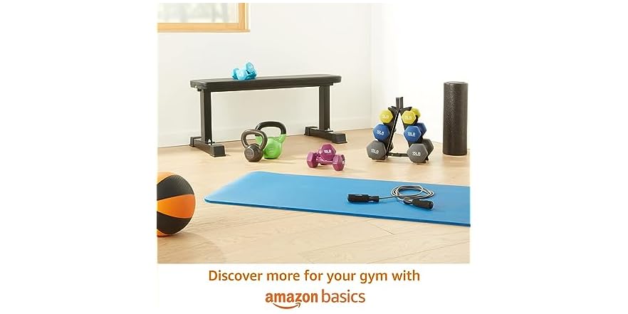 Amazon Basics Vinyl Hexagon Workout Dumb