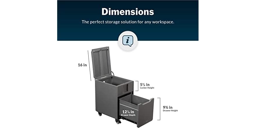 Vari Locker Seat for Office Storage and Seating