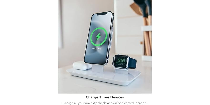 Mophie Wireless Charging Stand White (Open Box)