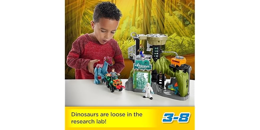 Imaginext Jurassic World Dinosaur Lab Playset