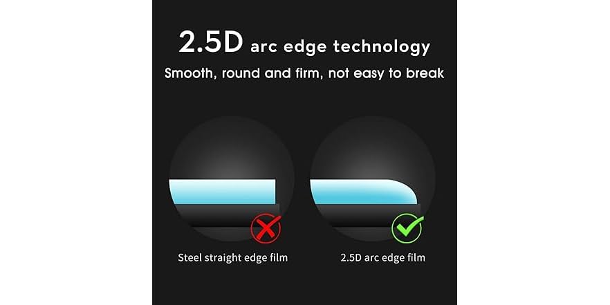 UBeesize [3 Pack] Ubeesize HD Matte Tempered Glas