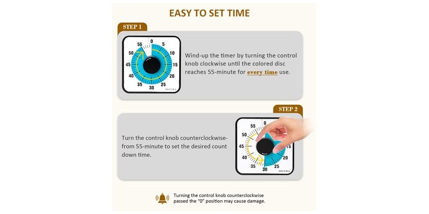 Secura Visual Kitchen Timer