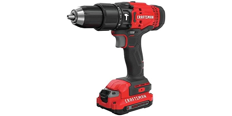 CRAFTSMAN CMCD711C2 V20 Cordless Hammer Drill Kit