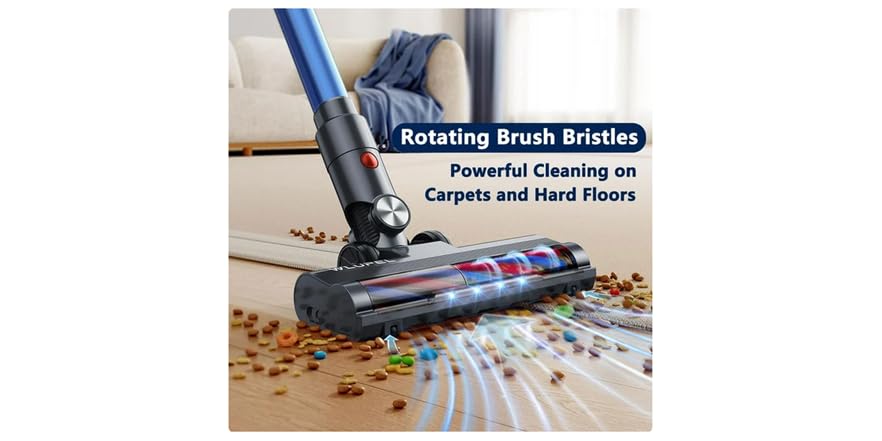 WLUPEL Cordless Handheld Stick Vacuum Cleaner Blue