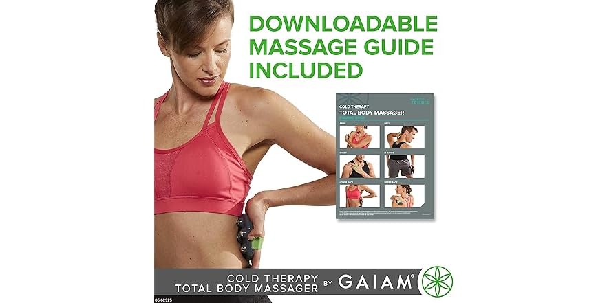 Gaiam Restore Cold Therapy Handheld Massager