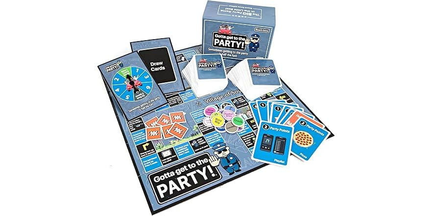 Gotta Get to The Party! Exciting Board Game