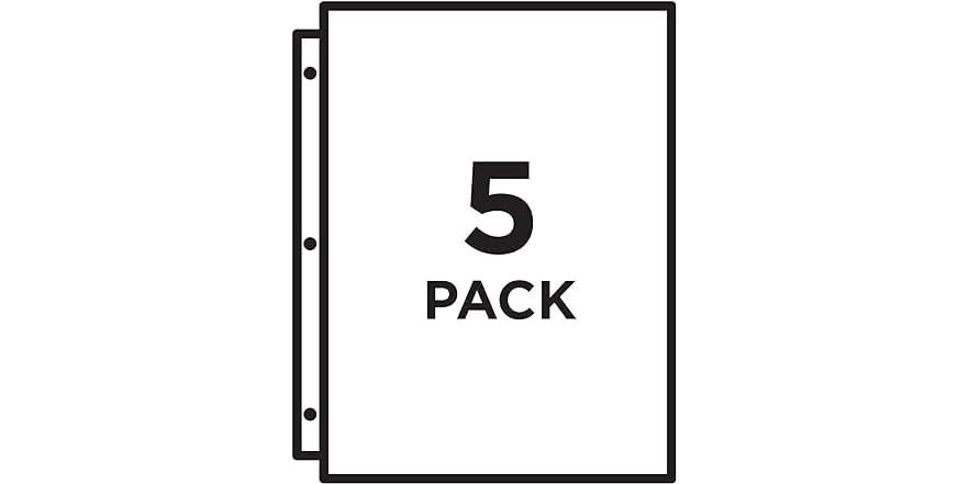 Avery Binder Pockets, Assorted Colors