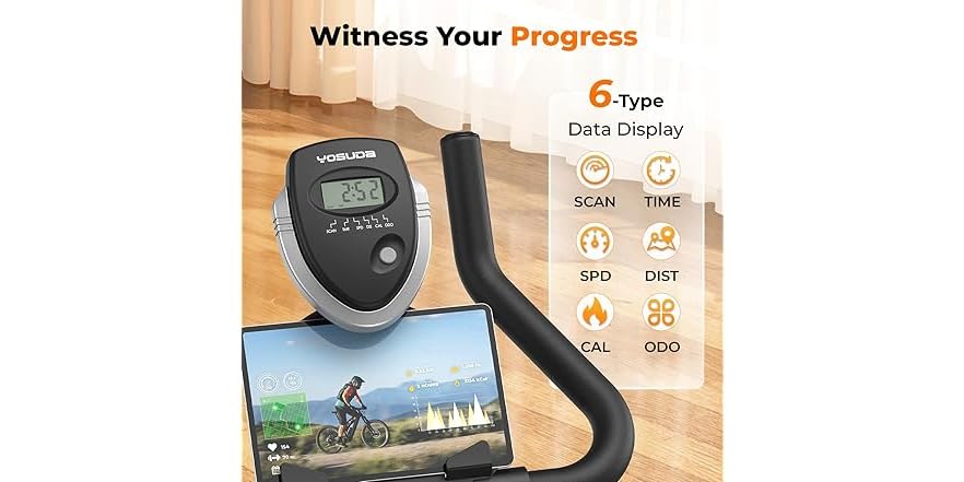 YOSUDA Indoor Stationary Bike - Plus Model