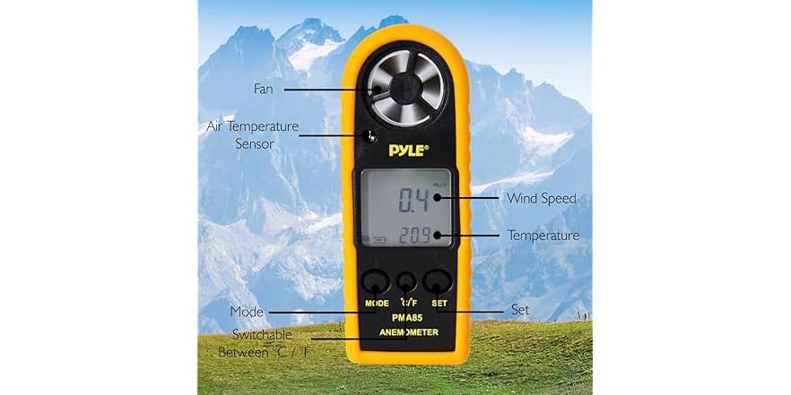 Pyle Digital Anemometer